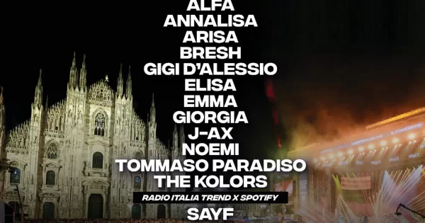 Radio Italia Live a Milano: la scaletta dei cantanti in ordine di ...